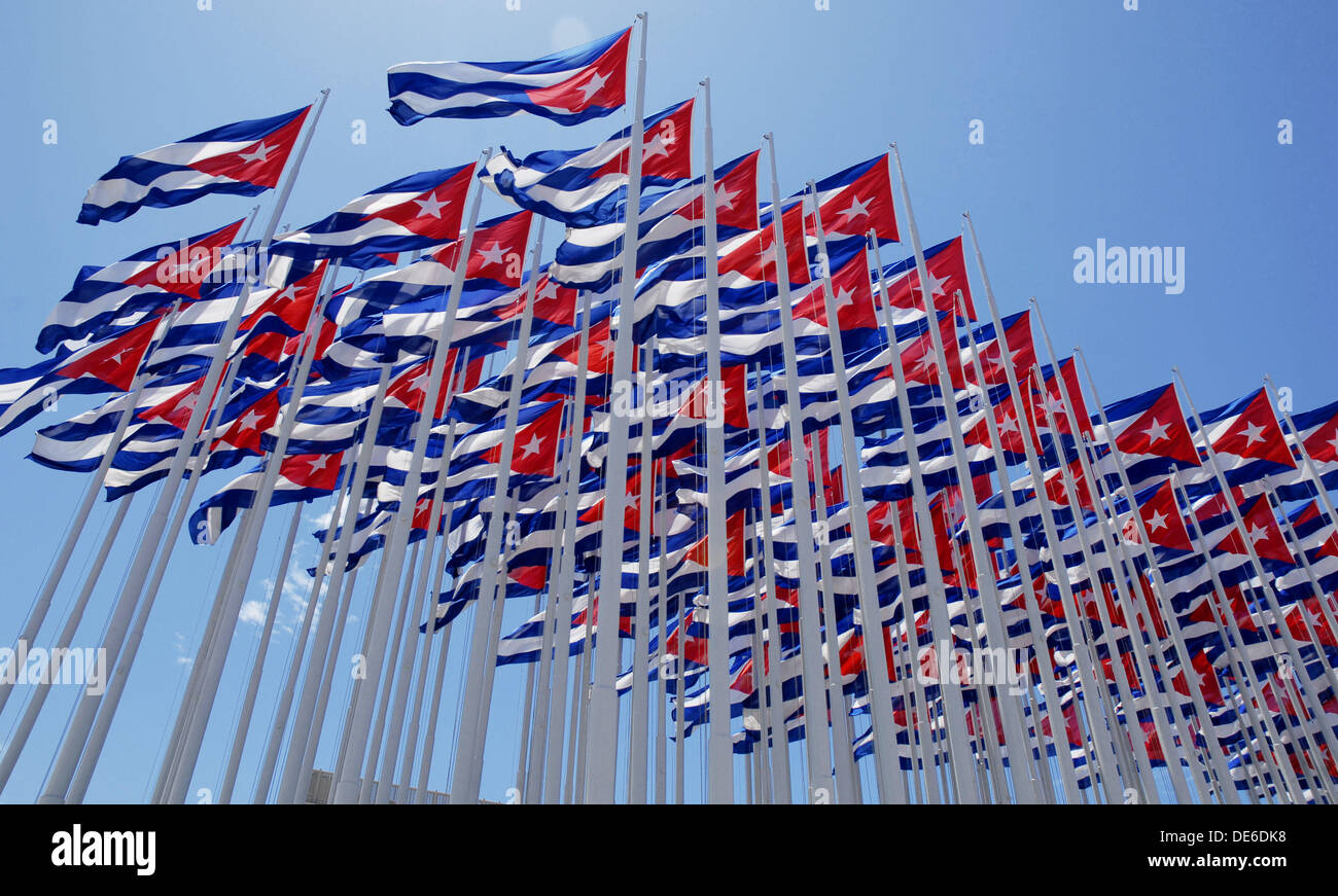 Cuban flags hi-res stock photography and images - Alamy