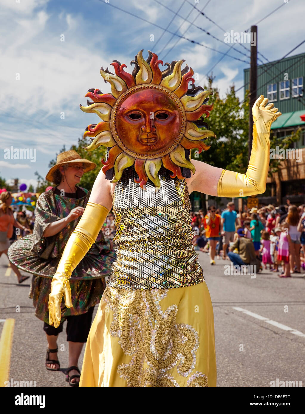 Annual fremont solstice parade seattle hi-res stock photography and ...