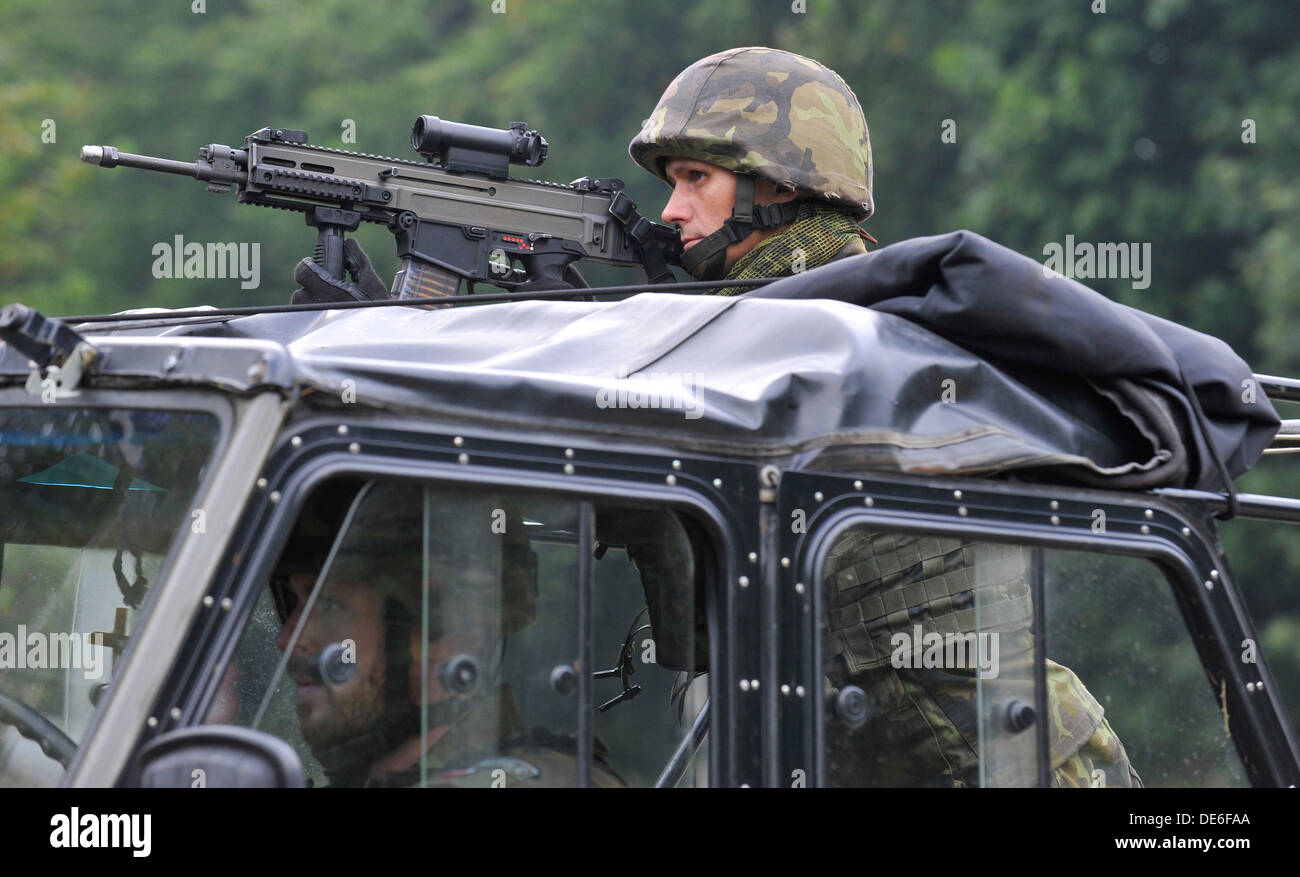 Olomouc, Czech Republic. 12th Sep, 2013. The Czech Armed Forces Task ...