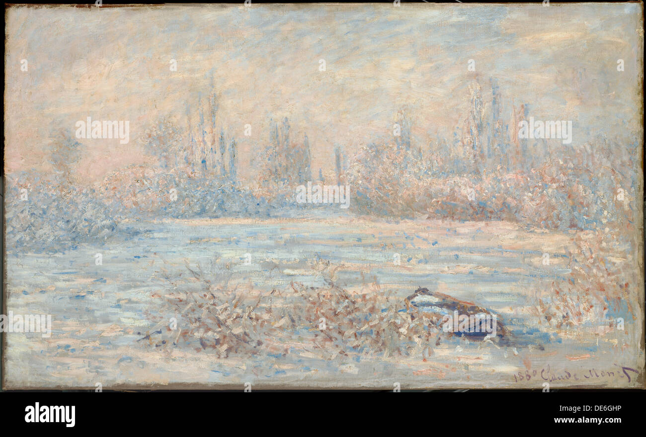 Claude monet winter sun hi-res stock photography and images - Alamy