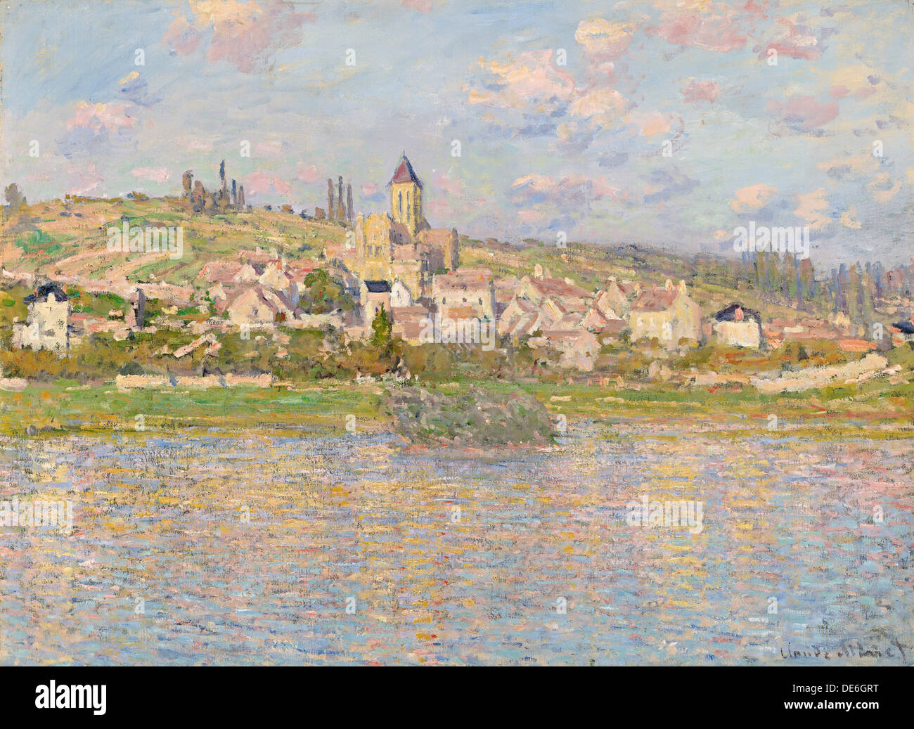 View of vetheuil claude monet hi-res stock photography and images - Alamy