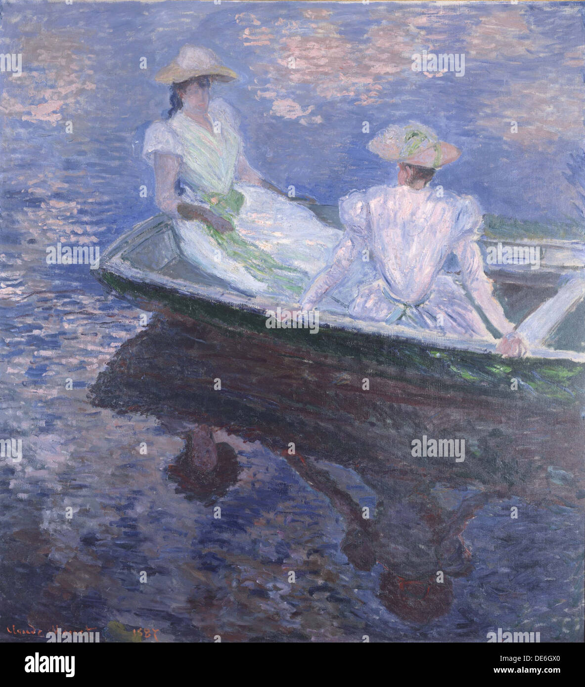 Monet and his boat hi-res stock photography and images - Alamy