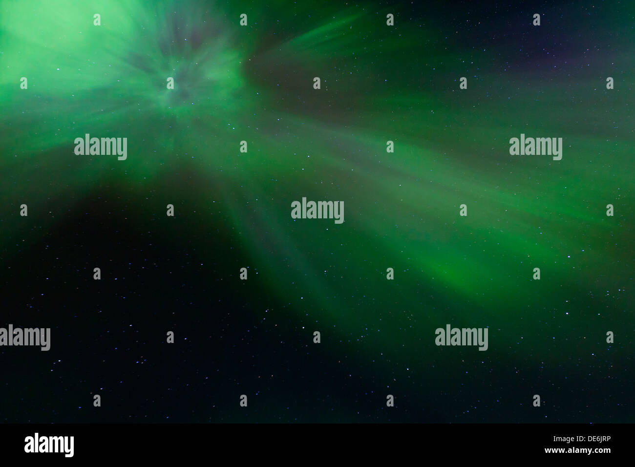 Northern Lights / Aurora borealis, spectacular weather phenomenon showing natural light display ...