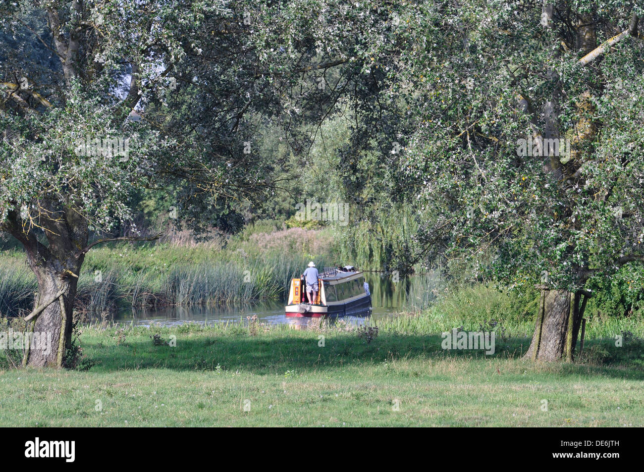 River Nene below Elton Mill Nortamptonshire Stock Photo - Alamy