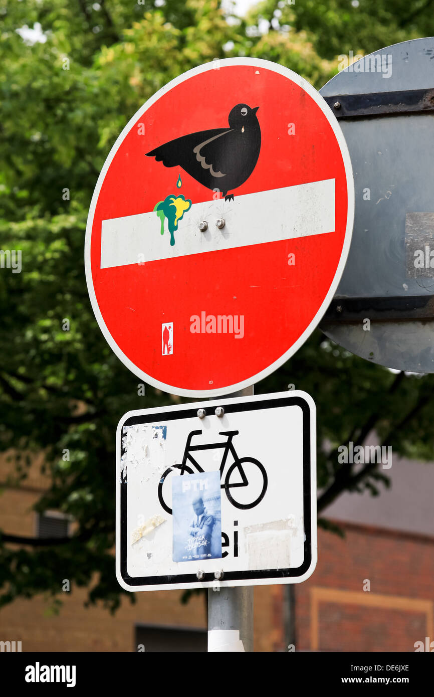 Berlin, Germany, causing MODIFIED Shield prohibition of the entrance ...