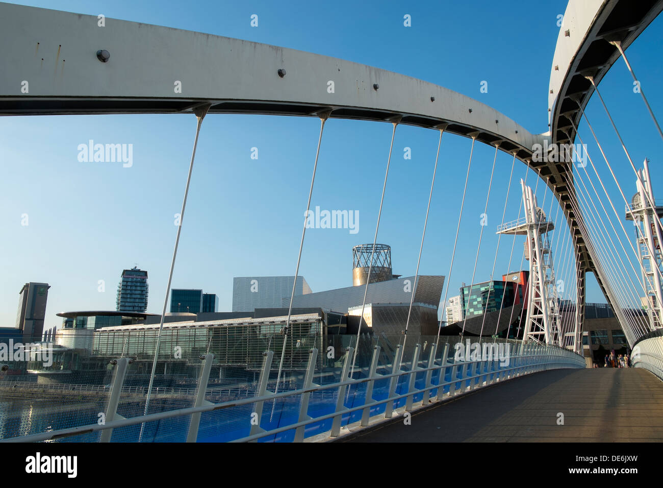 Lowry theatre footbridge hi-res stock photography and images - Alamy