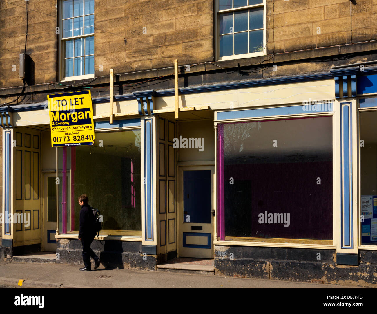 Empty high street hi-res stock photography and images - Alamy