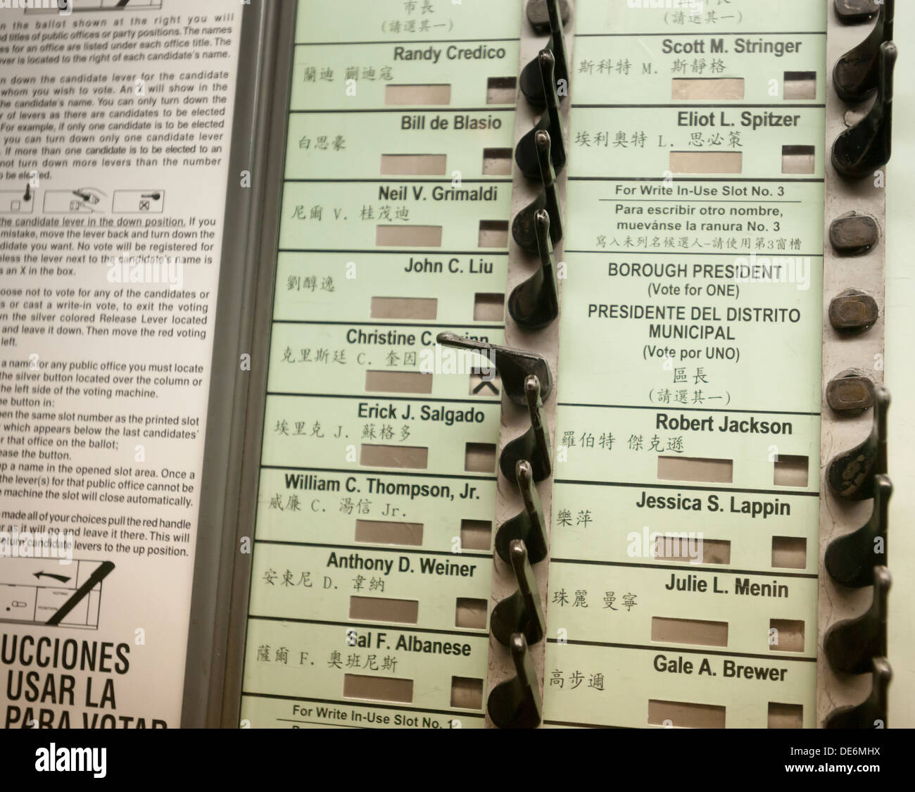 Mechanical voting machine hi-res stock photography and images - Alamy