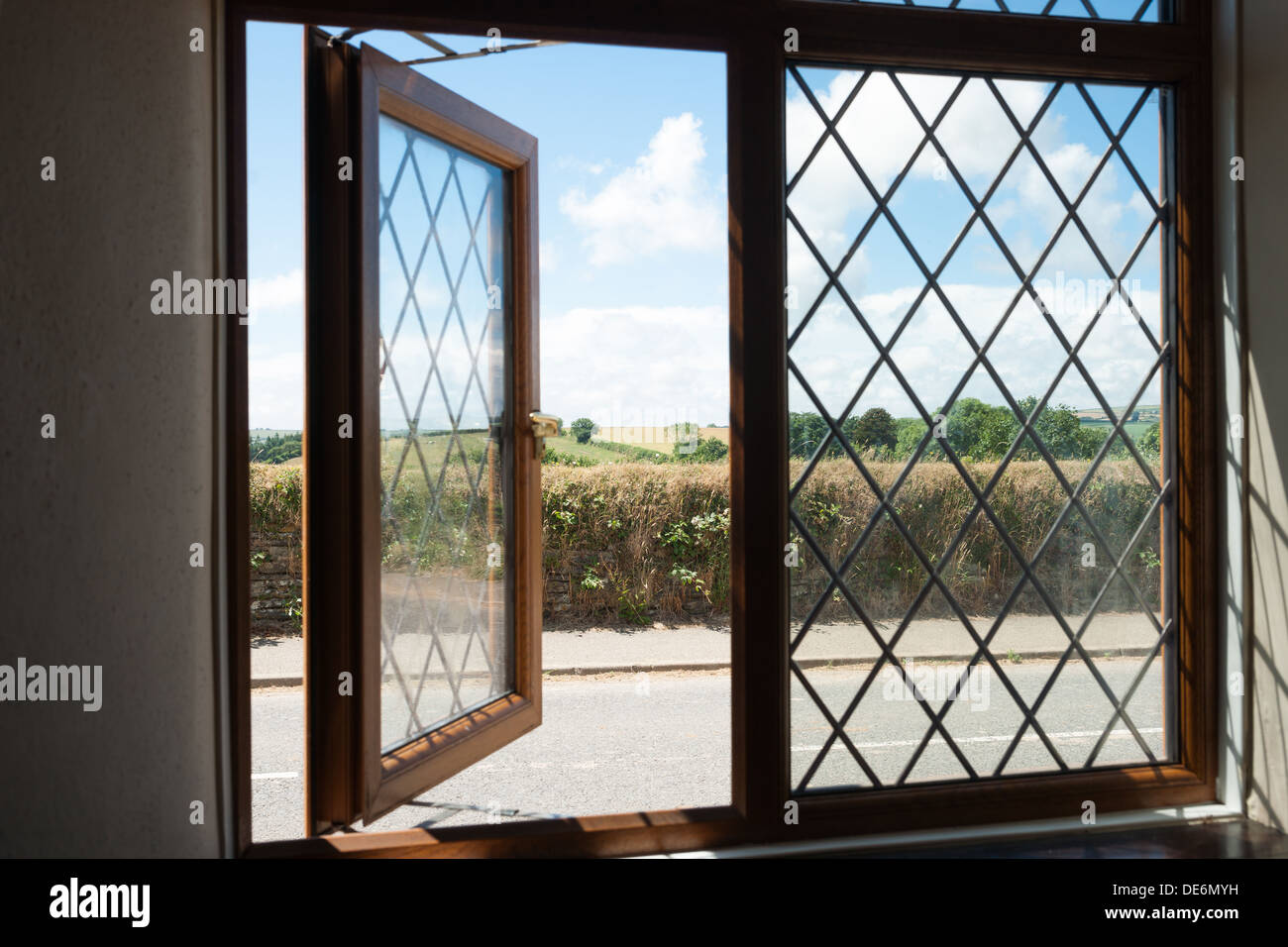 Countryside uk view through window hi-res stock photography and images ...