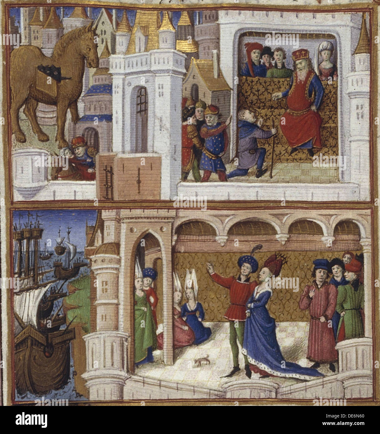 Illustration for the Epic The Aeneid by Virgil, 1450-1499. Artist ...