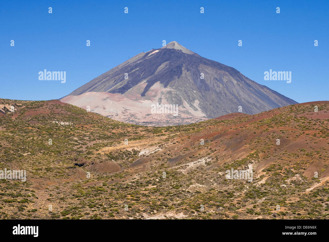 Peak of the volcano El Teide, Tenerife, Canary Islands Stock Photo - Alamy