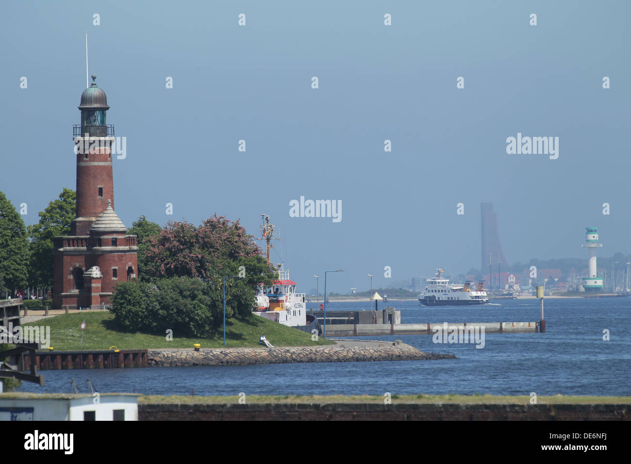 Kiel, Germany, Kiel Lighthouse Holtenau Stock Photo - Alamy