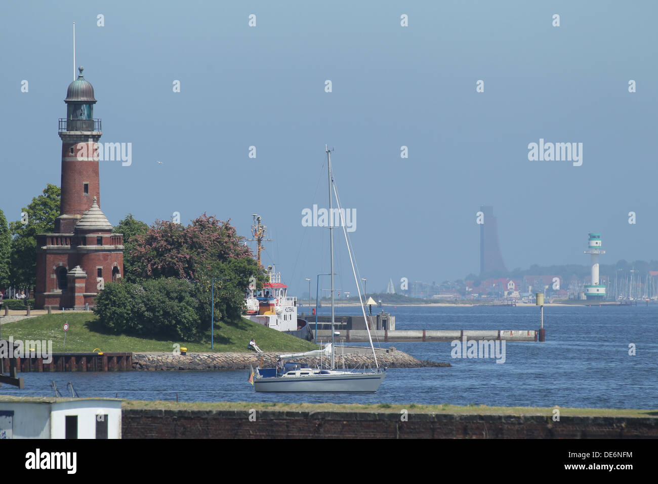 Kiel, Germany, Kiel Lighthouse Holtenau Stock Photo - Alamy
