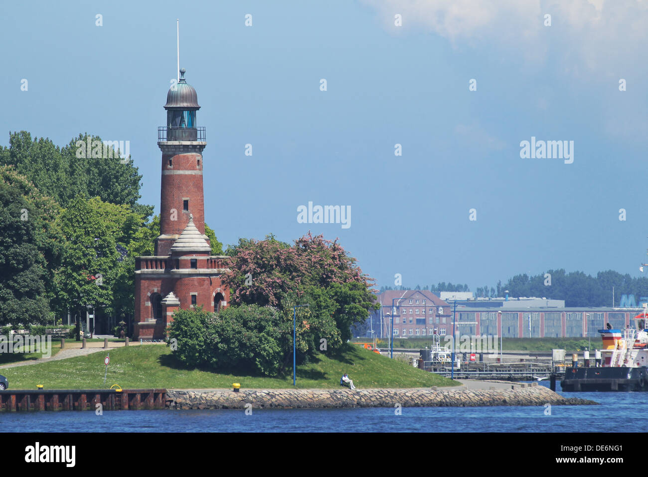Kiel canal lighthouse hi-res stock photography and images - Alamy