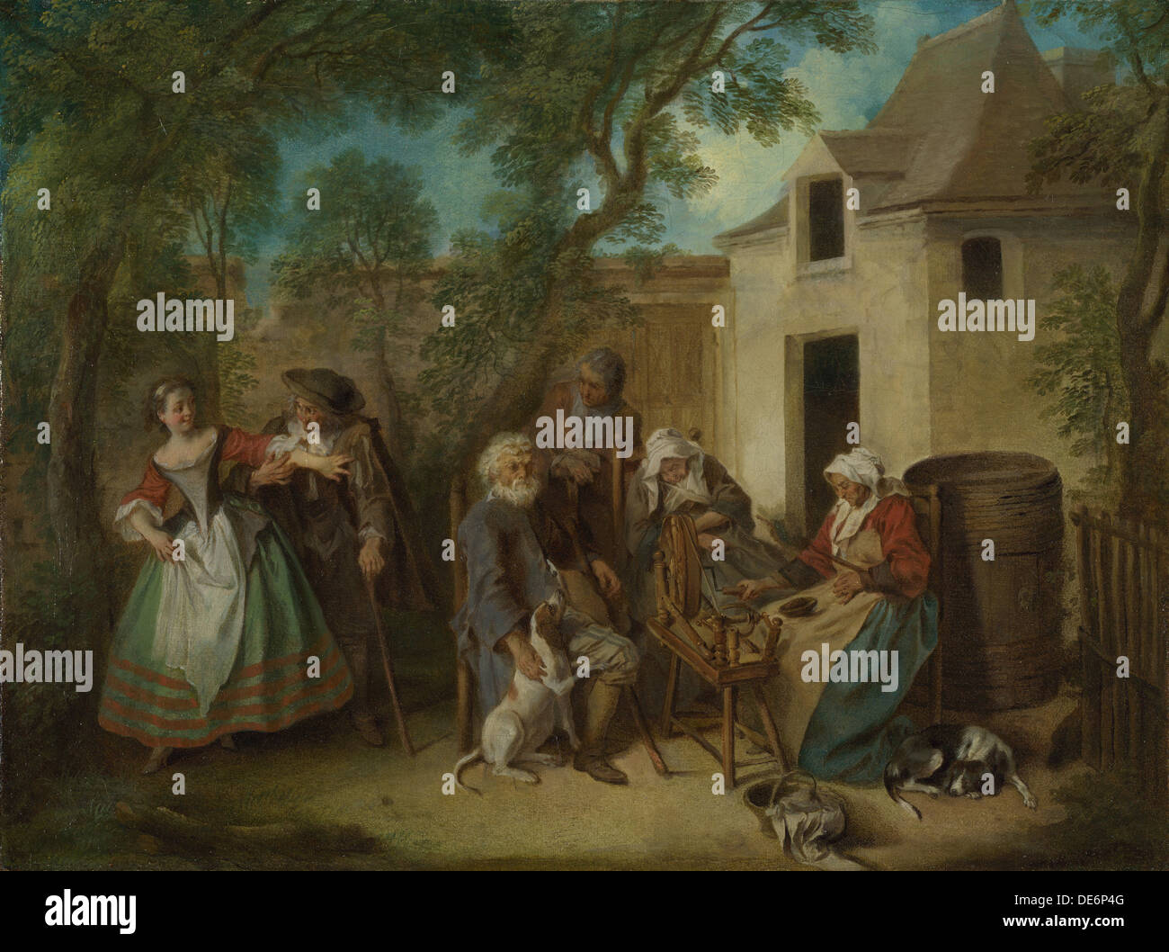 The Four Ages of Man: Old Age, ca 1735. Artist: Lancret, Nicolas (1690 ...