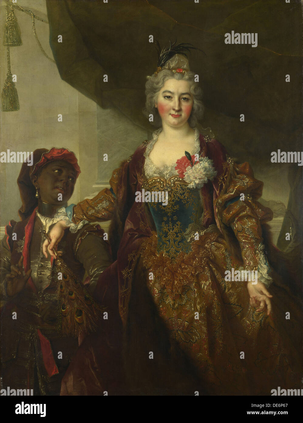 Portrait of Princess Rákóczi (1649-1722), ca 1720. Artist: Largillière ...