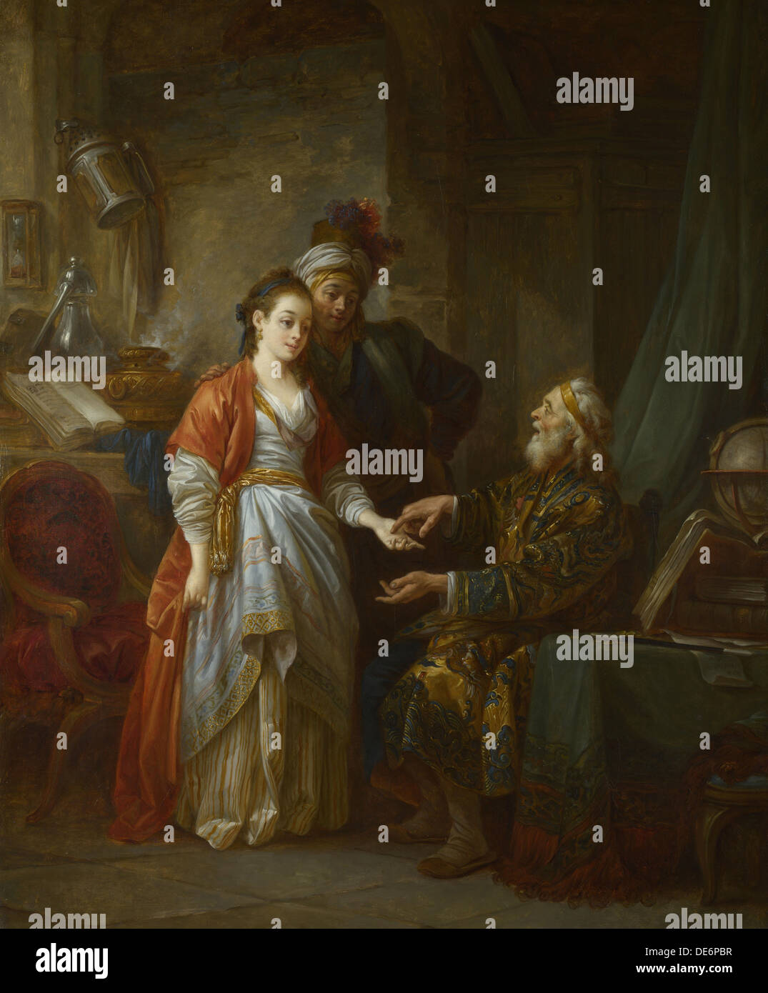 The Necromancer, ca 1775. Artist: Le Prince, Jean-Baptiste (1734-1781 ...