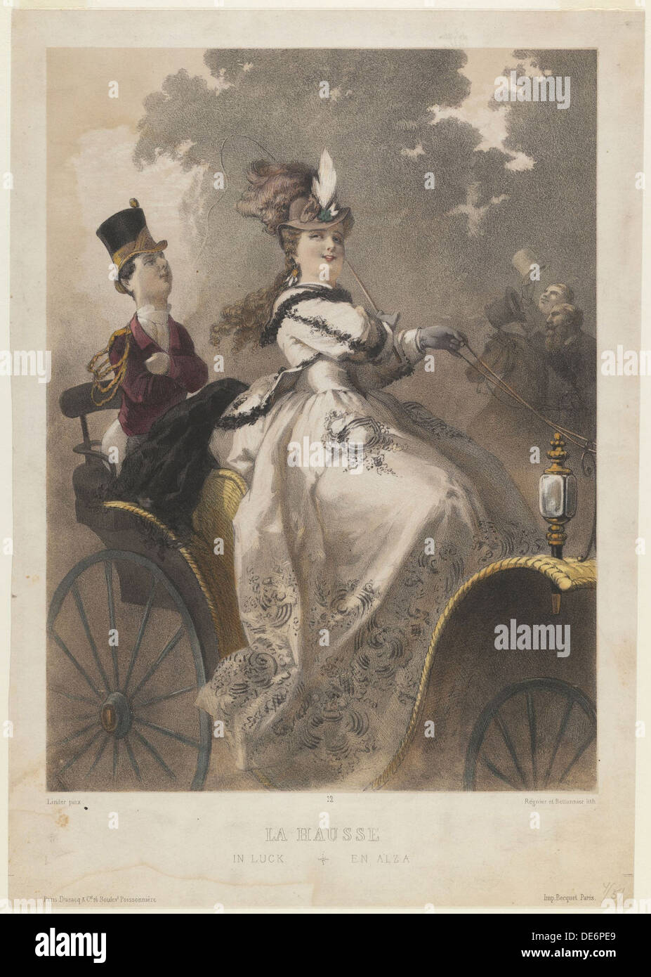 La Hausse (In Luck), End of 19th cen.. Artist: Linder, Philippe Jacques ...