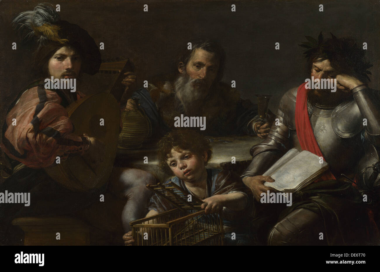 The Four Ages of Man, c. 1629. Artist: Valentin de Boullogne (1591-1632 ...