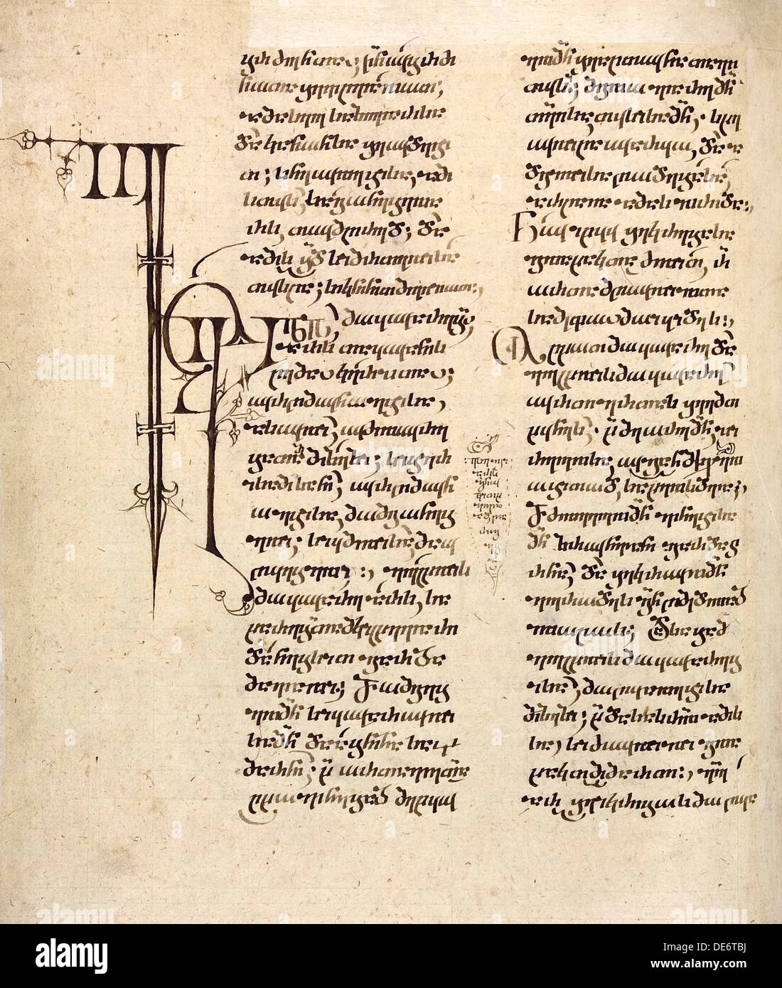 Georgian manuscript hi-res stock photography and images - Alamy