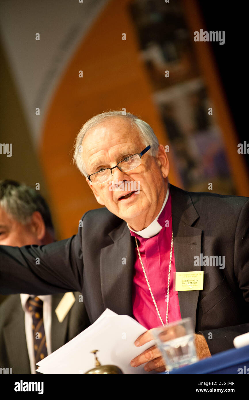 Lampeter, UK. 12th Sept, 2013. Pictured: Rev. Barry Morgan, Archbishop ...
