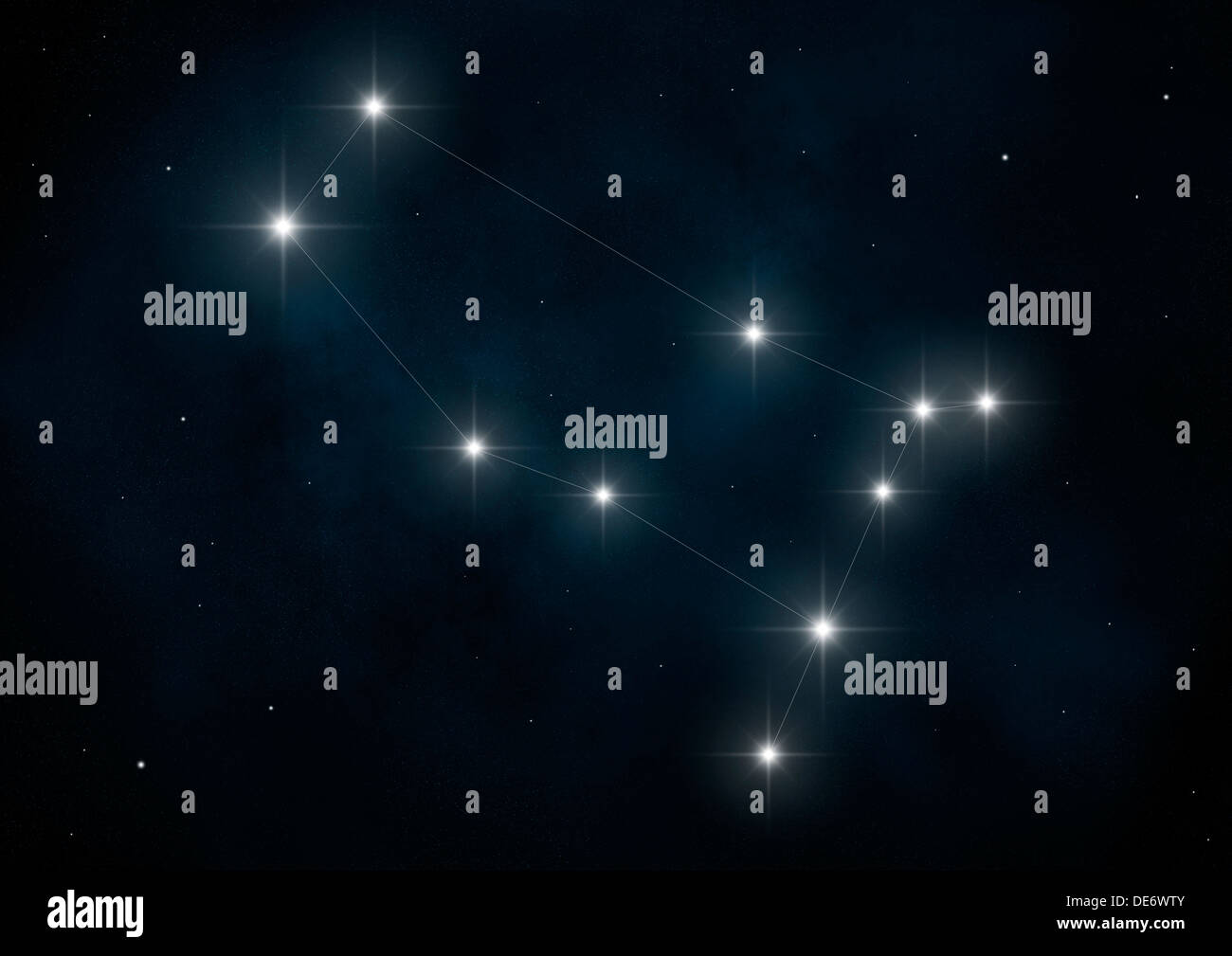 Gemini constellation hi-res stock photography and images - Alamy