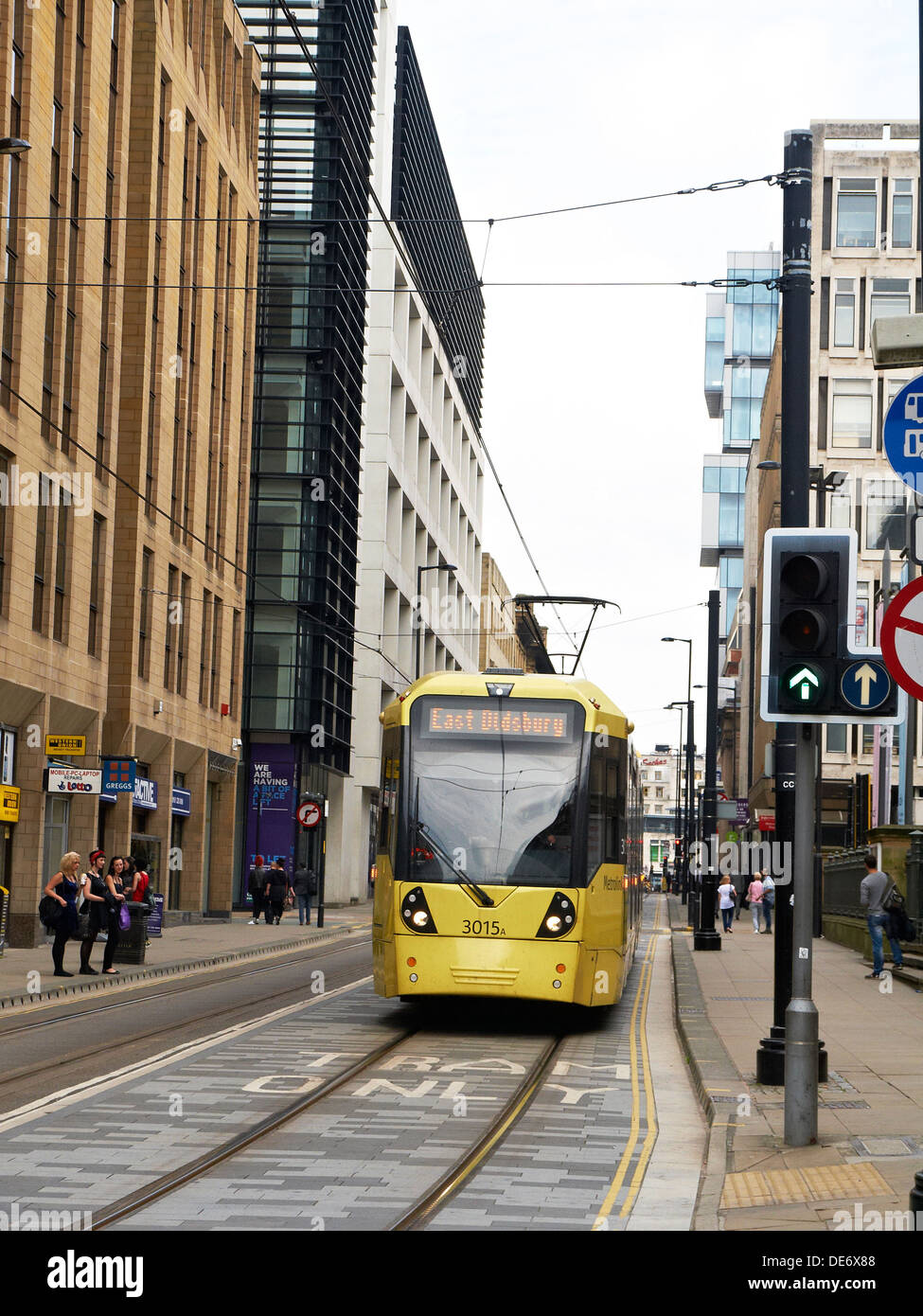 Manchester trams uk hi-res stock photography and images - Alamy
