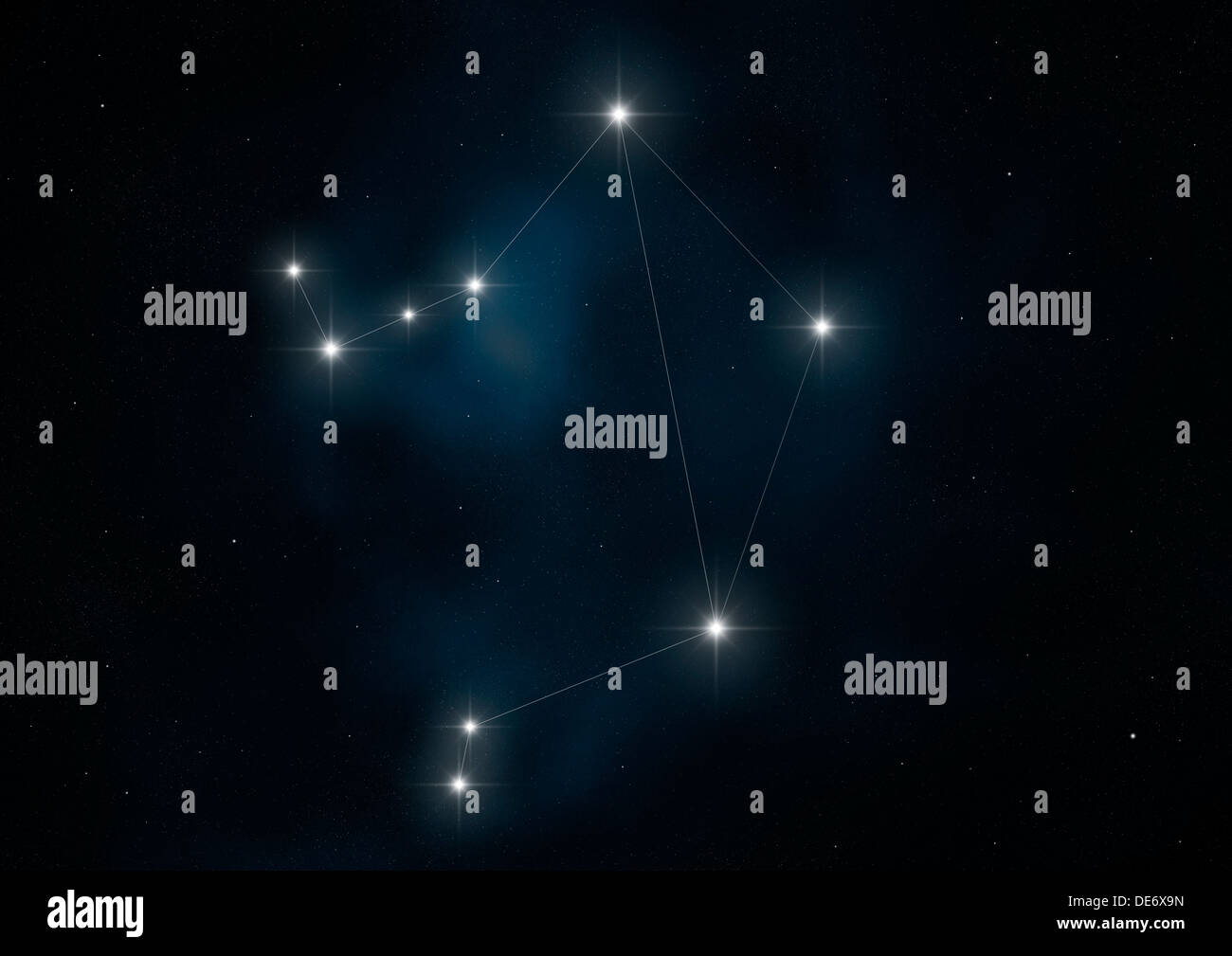 Libra constellation hi-res stock photography and images - Alamy