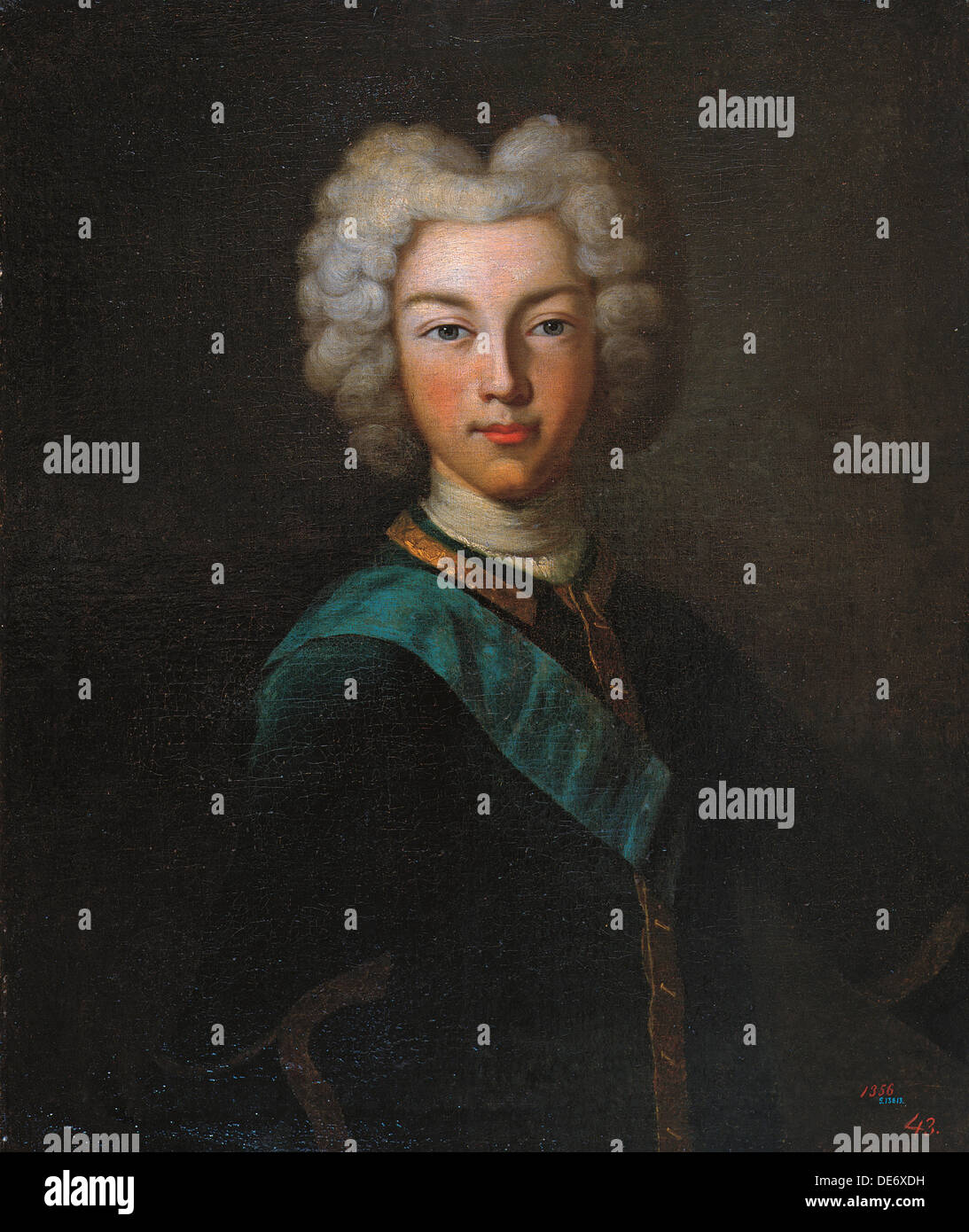 Portrait of the Tsar Peter II of Russia (1715-1730), End 1720s. Artist ...