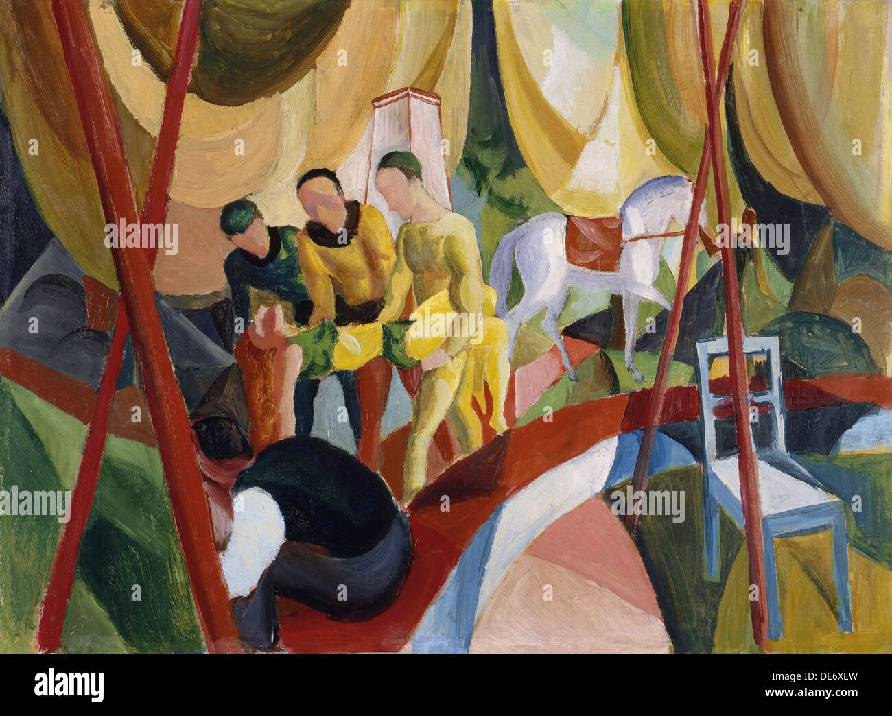 Circus, 1913. Artist: Macke, August (1887-1914 Stock Photo - Alamy