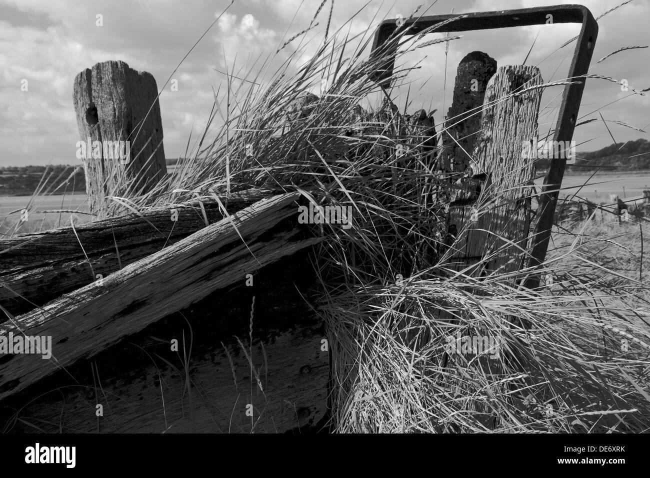 Purton Hulks ship graveyard on the banks of the River Severn in ...