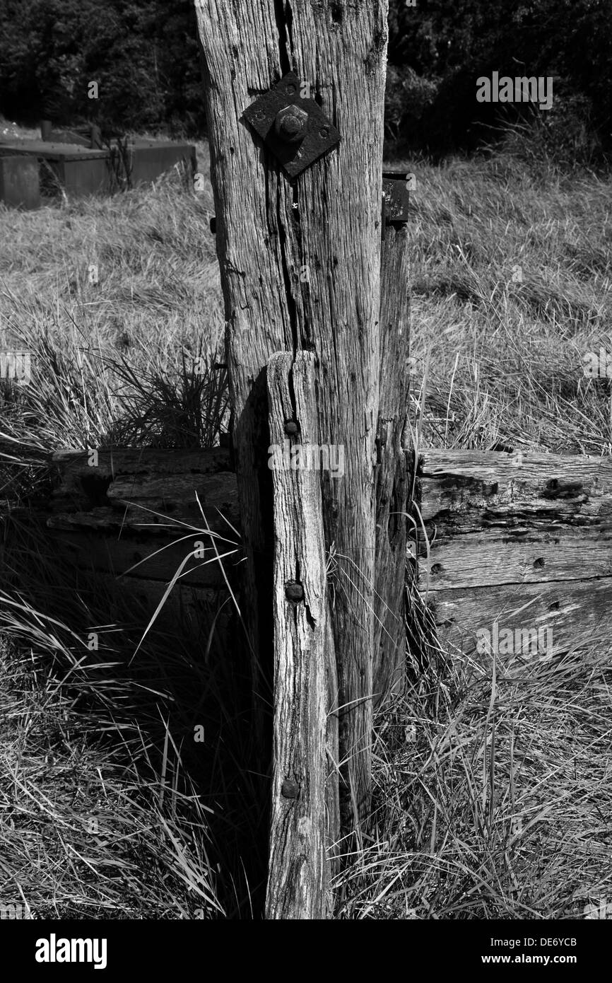 Purton Hulks ship graveyard on the banks of the River Severn in ...