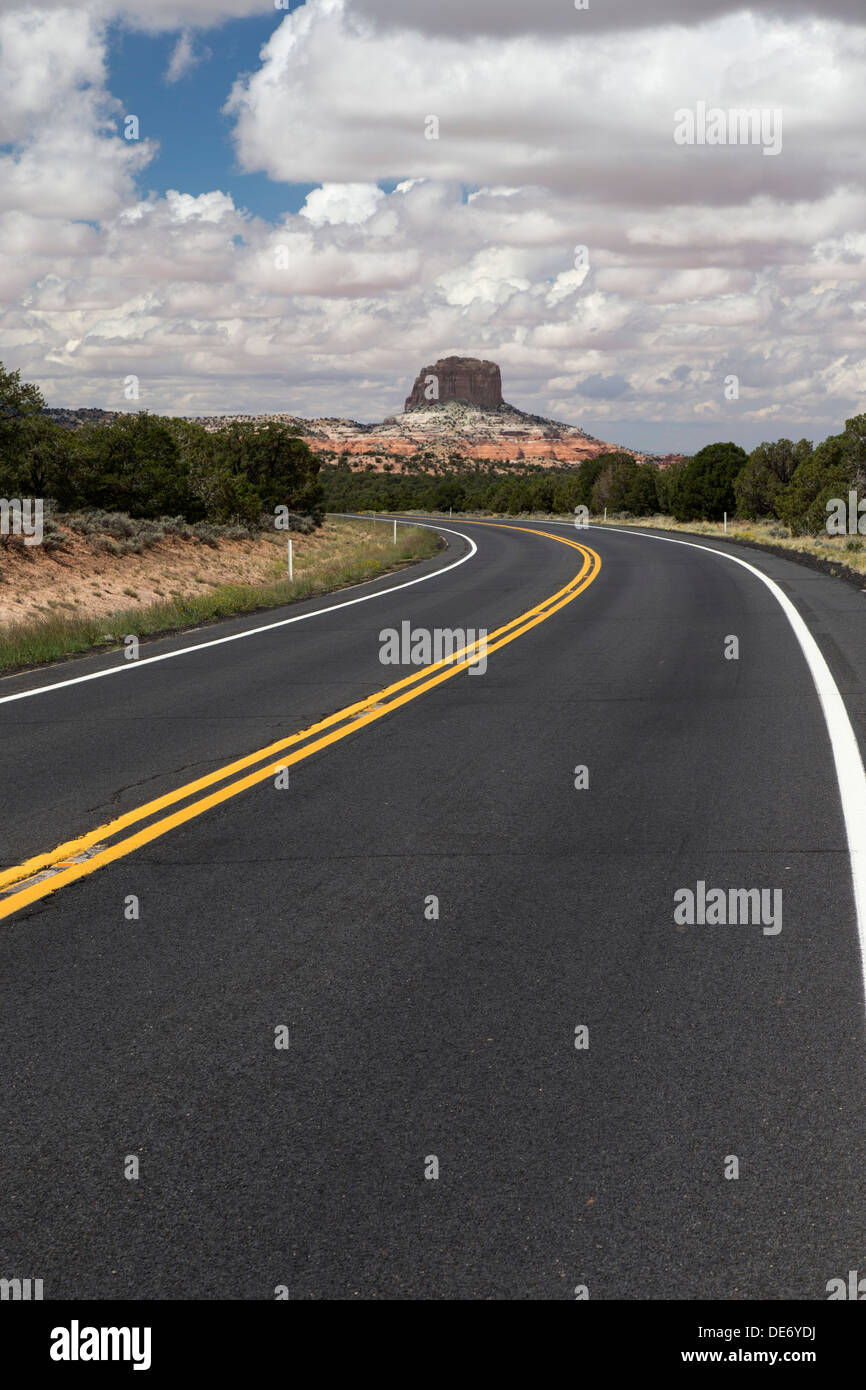 highway 98 square butte navajo reservation arizona Stock Photo - Alamy