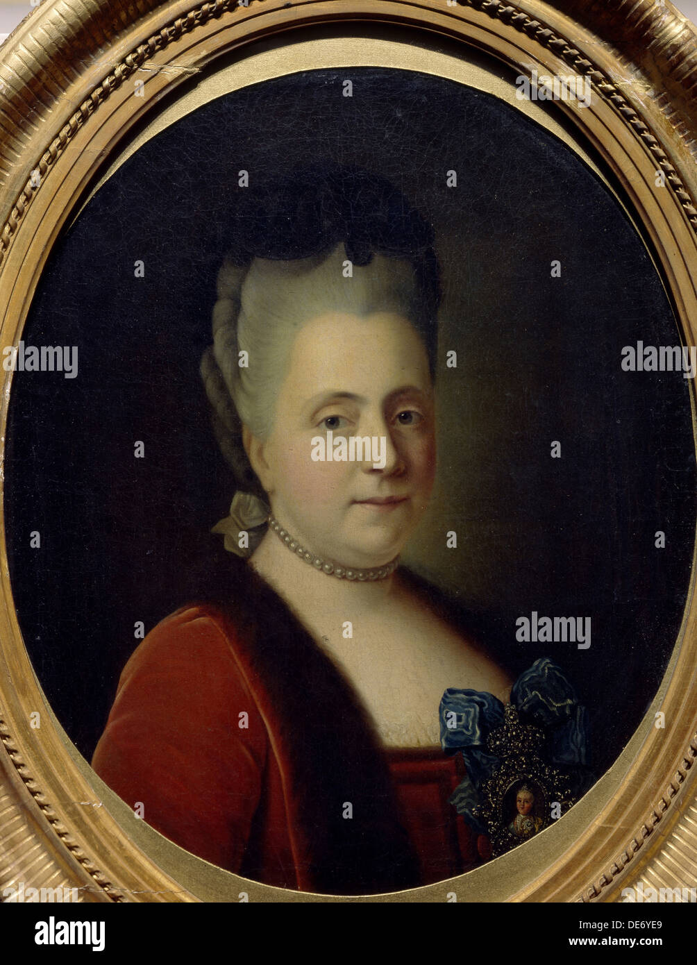 Portrait of the Lady-in-waiting Princess Daria Alexeyevna Golitsyna ...