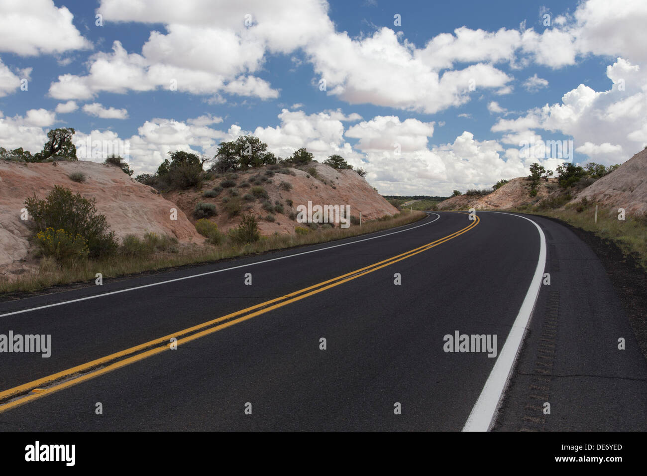 highway 98 square butte navajo reservation arizona Stock Photo - Alamy
