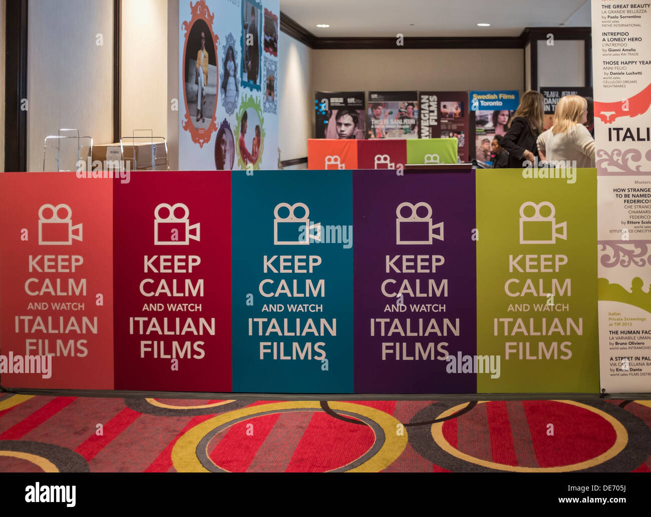 Italian film promotion at the TIFF Bell Lightbox during the 2013 ...