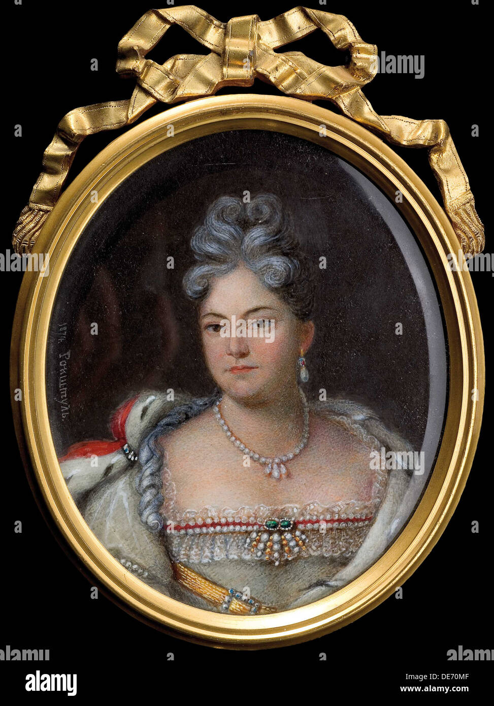 Portrait of Grand Duchess Anna Petrovna of Russia (1708-1728), 1874 ...