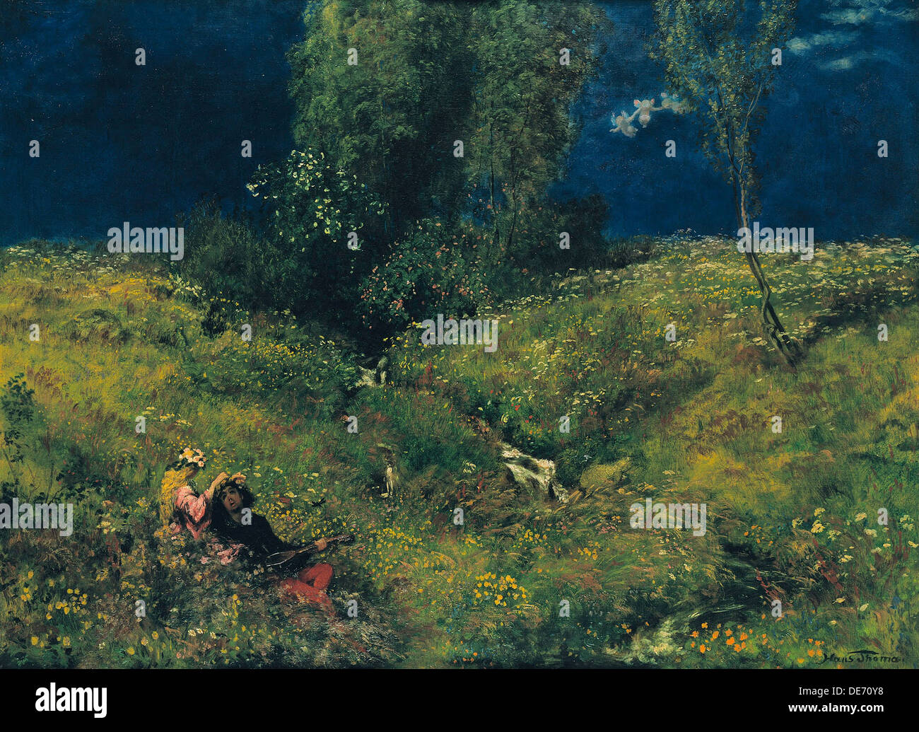 Summer, 1872. Artist: Thoma, Hans (1839-1924 Stock Photo - Alamy