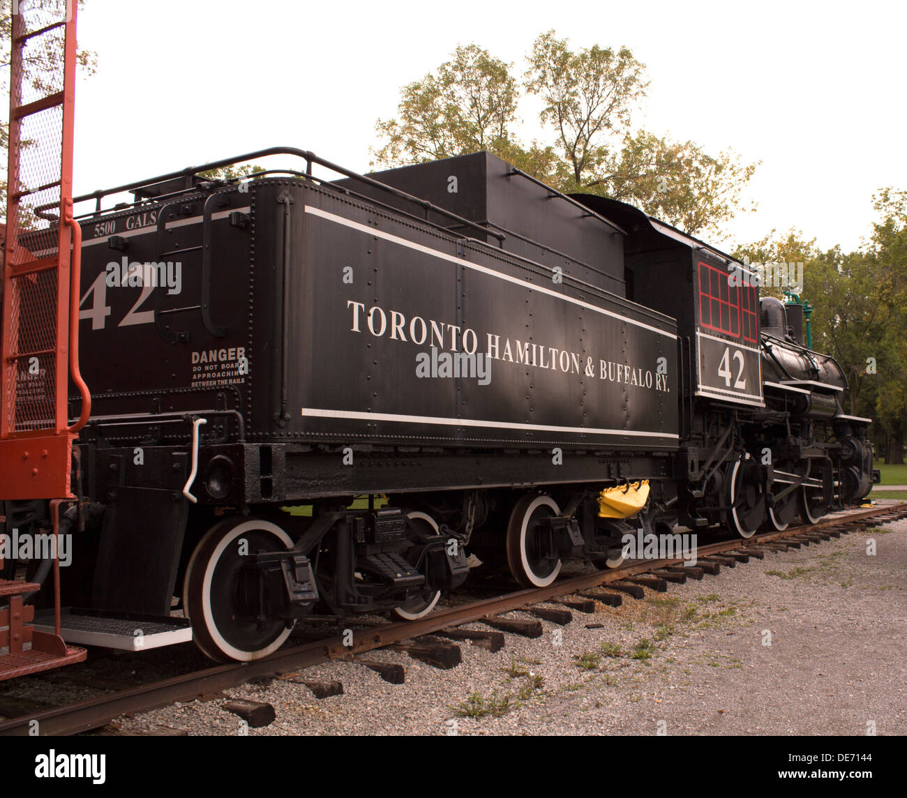 Stelco 40 steam engine at Memorial Park, Lindsay, Ontario in Kawartha ...