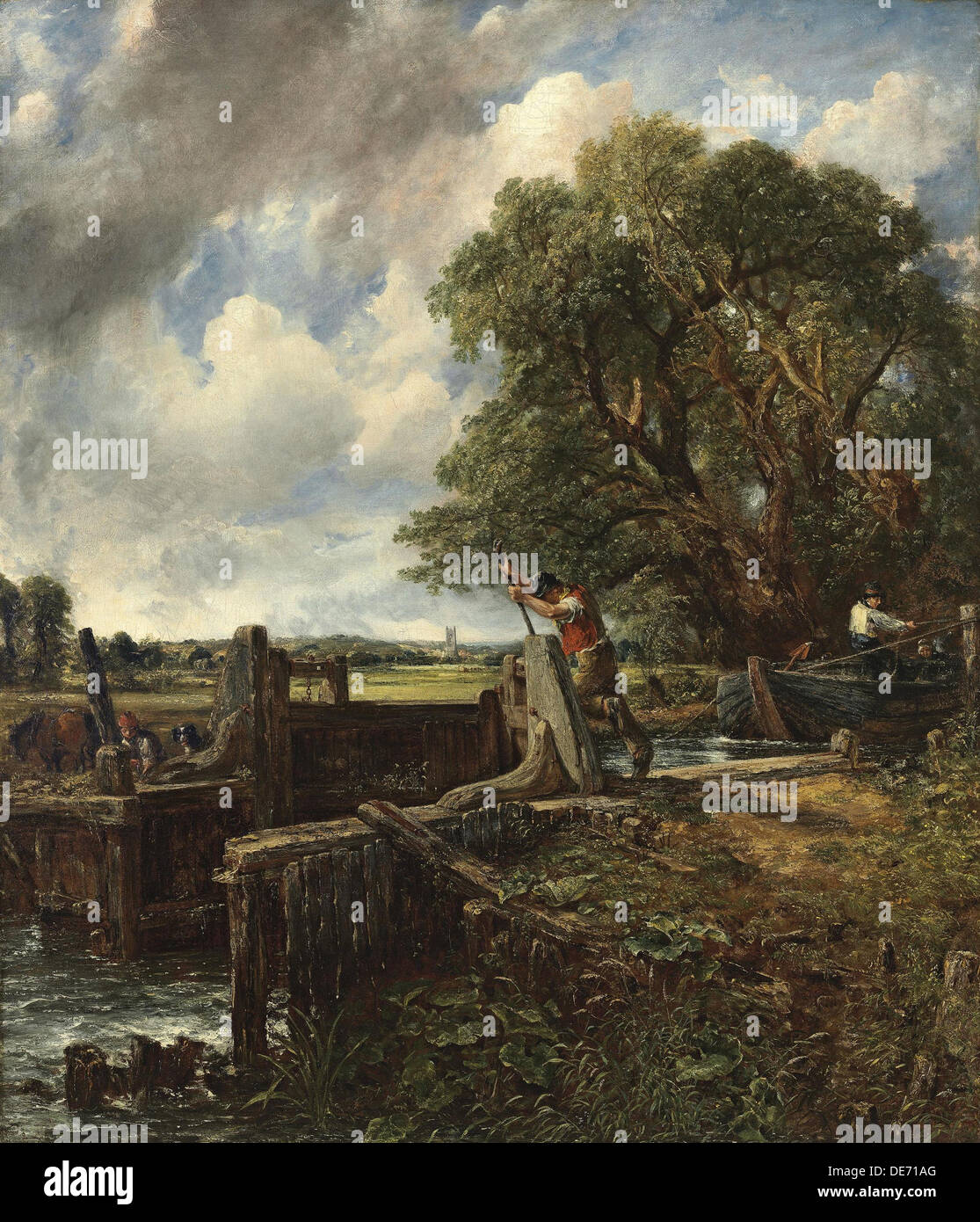 The Lock. Artist: Constable, John (1776-1837 Stock Photo - Alamy