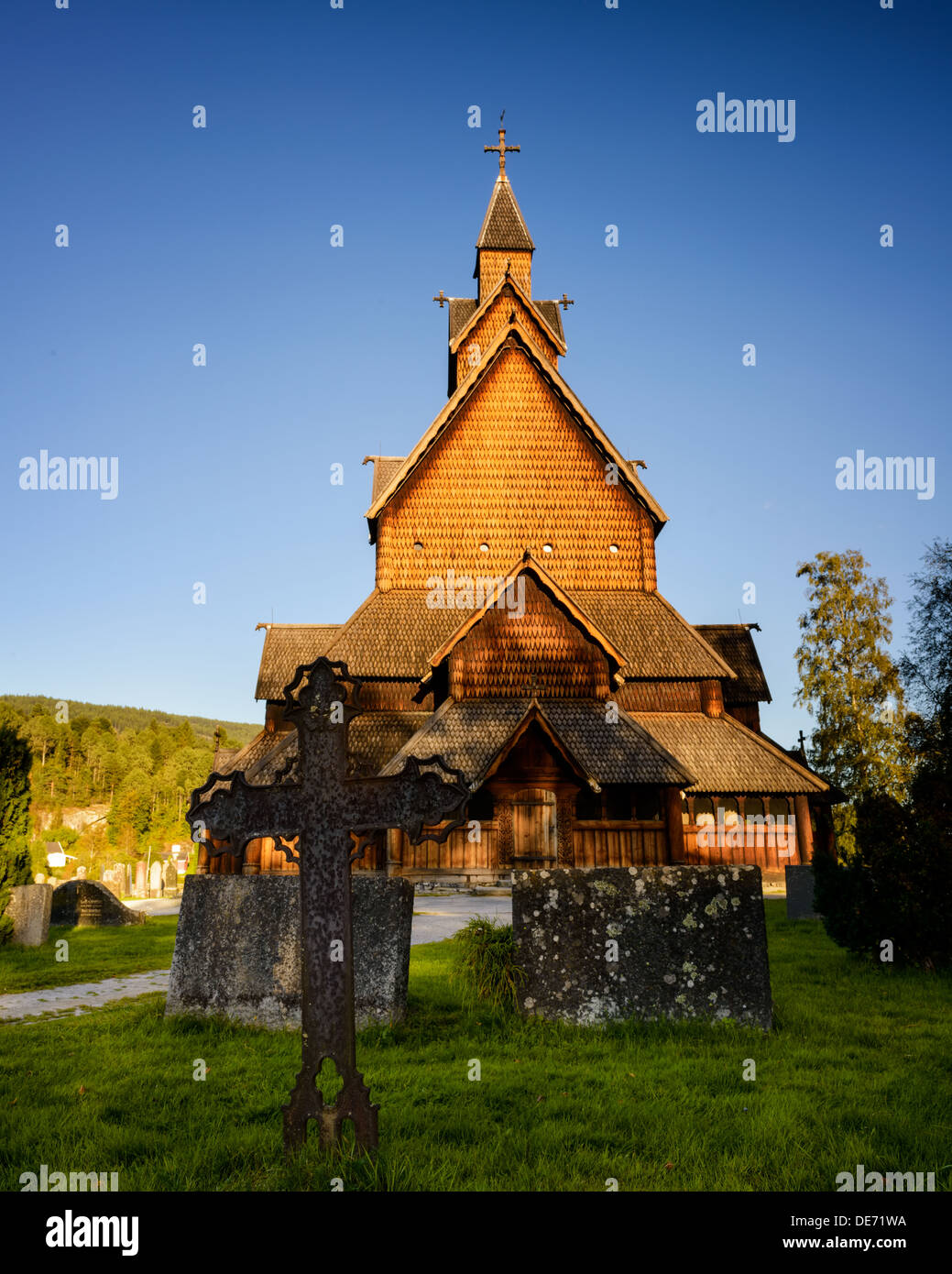 Wooden stave church hi-res stock photography and images - Alamy