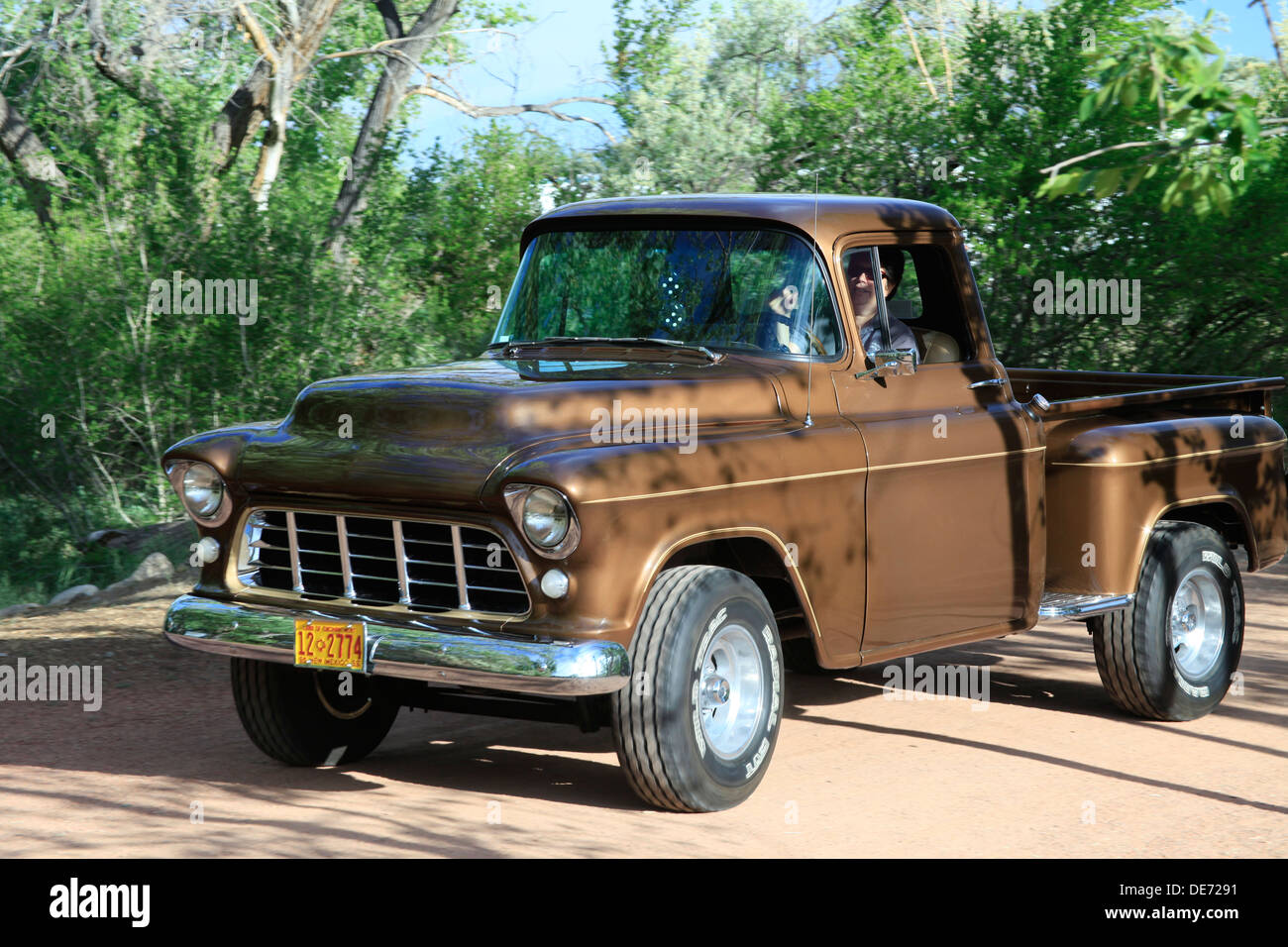 Classic Chevy work truck Stock Photo - Alamy