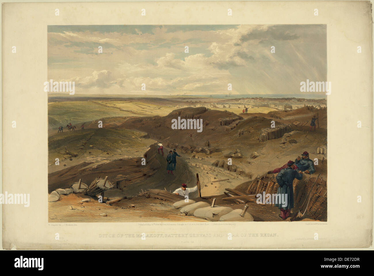 Malakoff redoubt battery gervais rear hi-res stock photography and ...