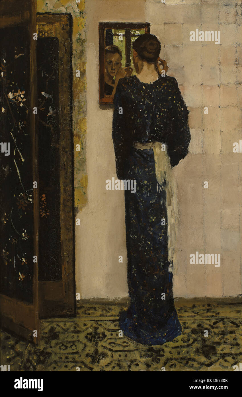 The Earring, 1893. Artist: Breitner, George Hendrik (1857-1923 Stock ...