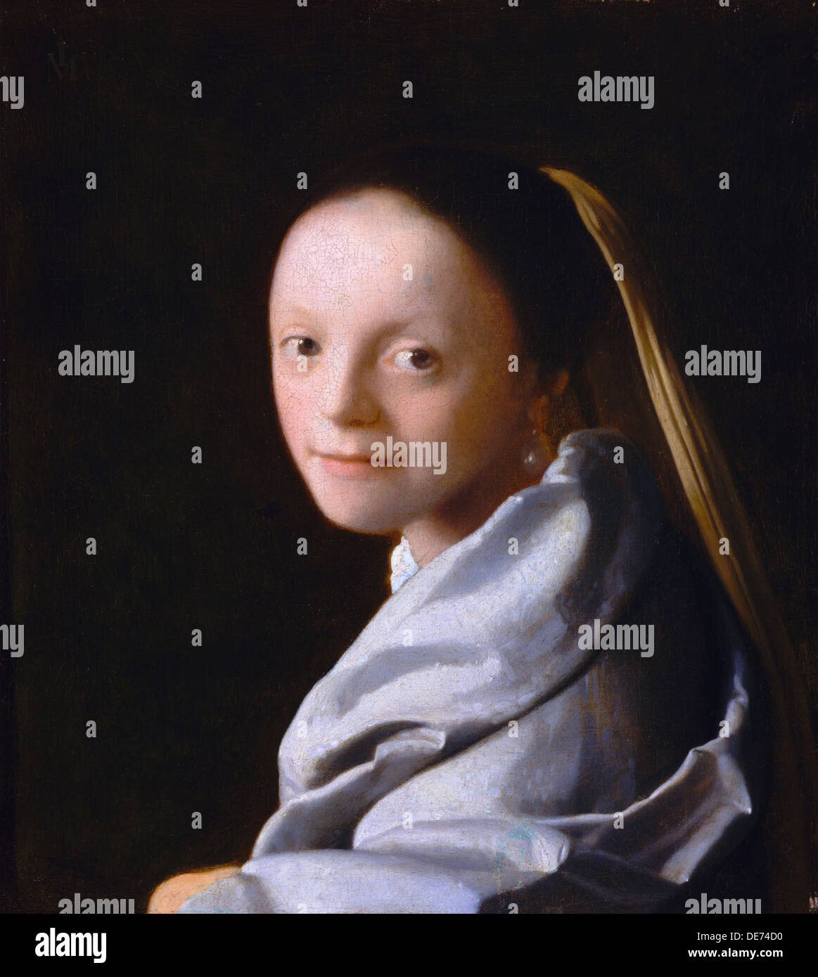 Study of a Young Woman, ca. 1665-1667. Artist: Vermeer, Jan (Johannes ...