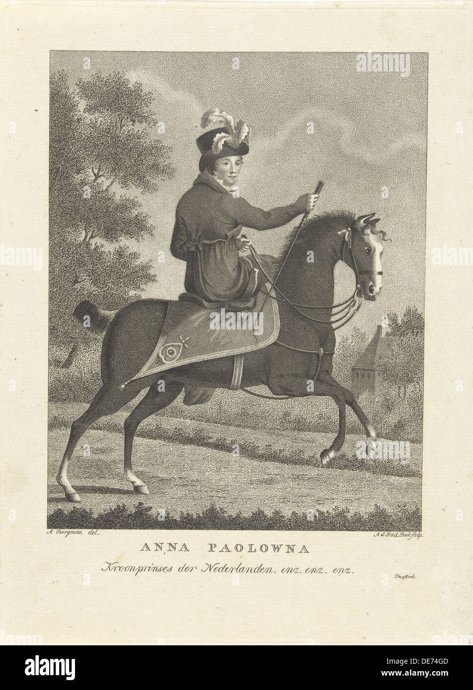 Grand Duchess Anna Pavlovna of Russia (1795-1865), ca 1825. Artist ...