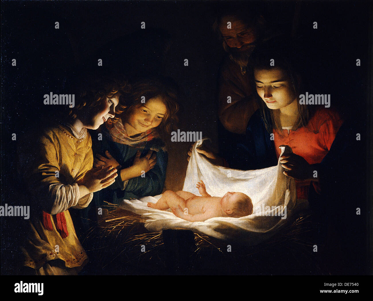Nativity gerrit van honthorst hi-res stock photography and images - Alamy
