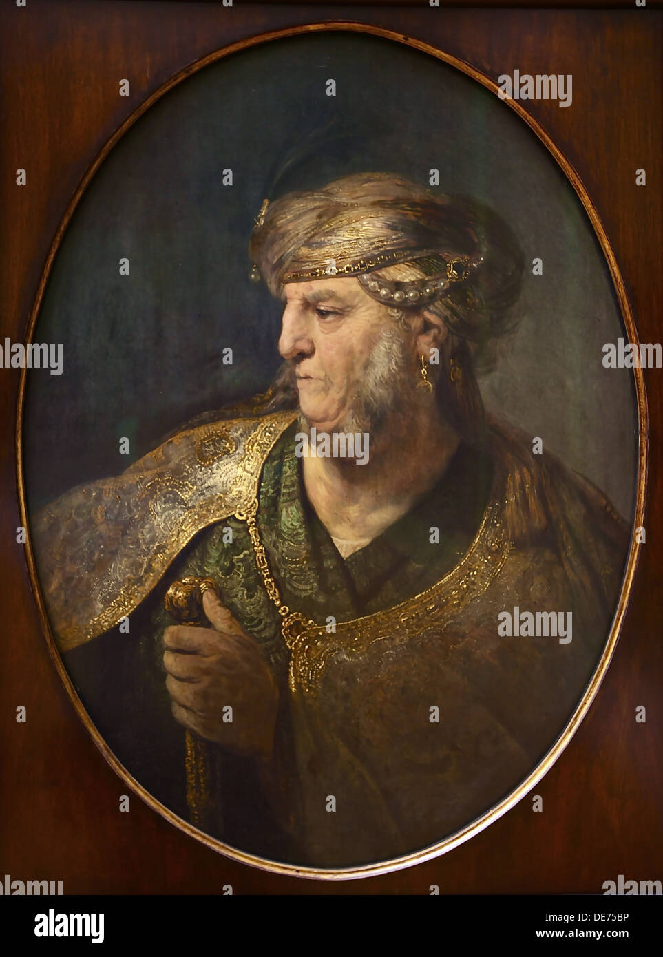 Bust of a Man in Oriental Dress, 1633. Artist: Rembrandt van Rhijn ...