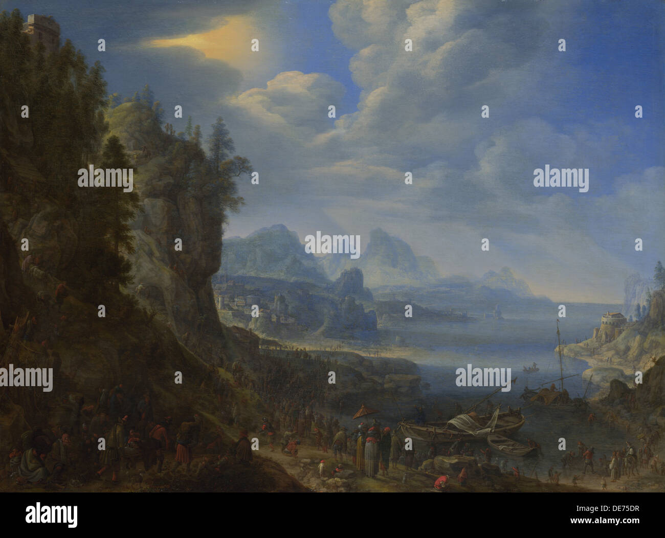 Christ teaching from Saint Peter's Boat on the Lake of Gennesaret, 1667 ...