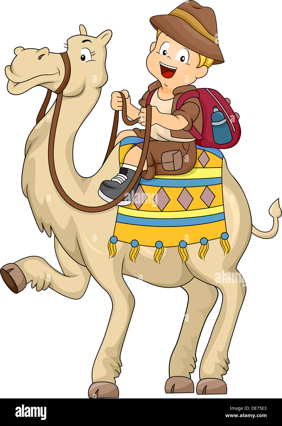 Boy camel cartoon illustration hi-res stock photography and images - Alamy
